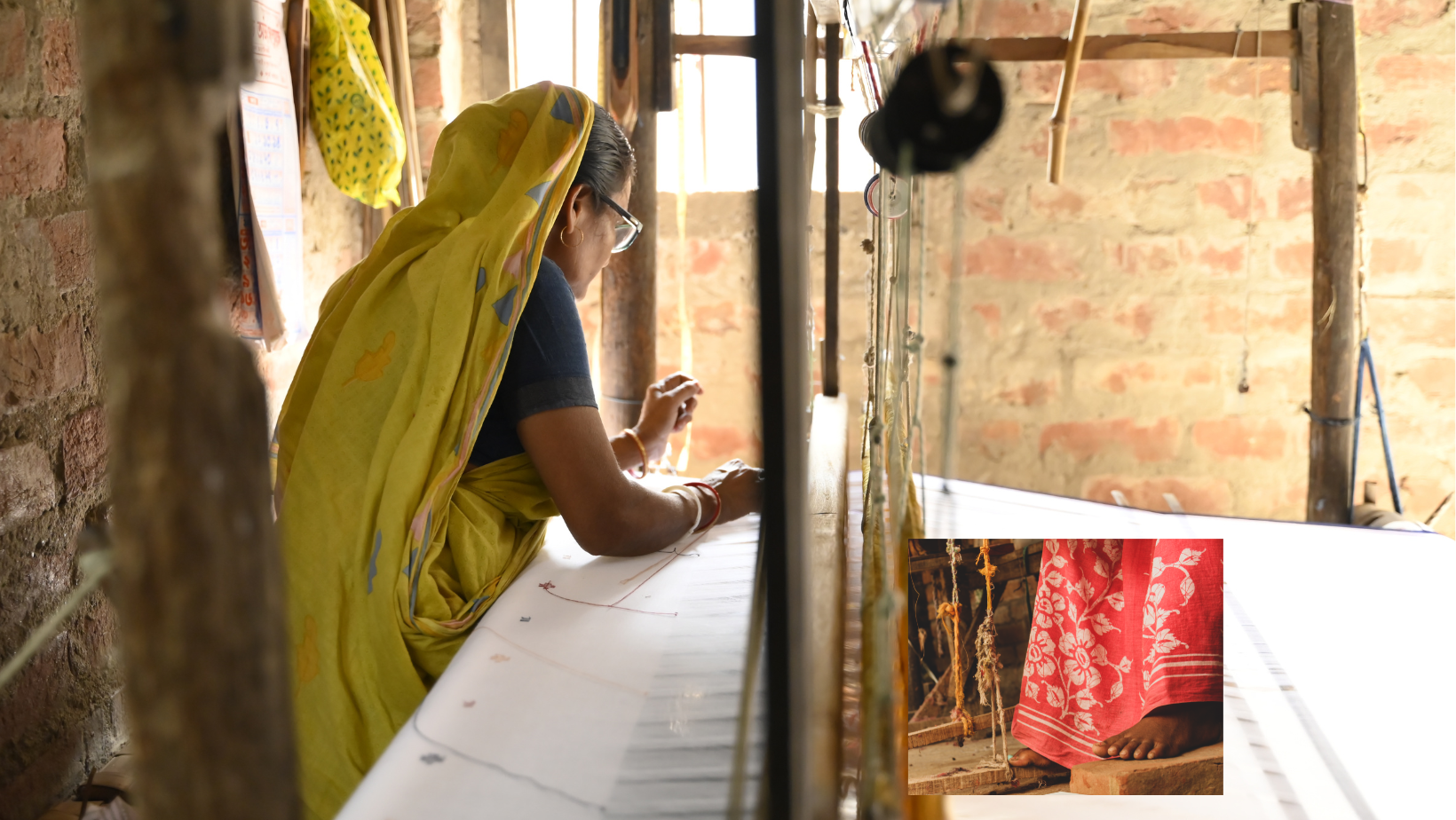 Handloom Pedal Weaving - A Living Craft – Sahana Byron Bay